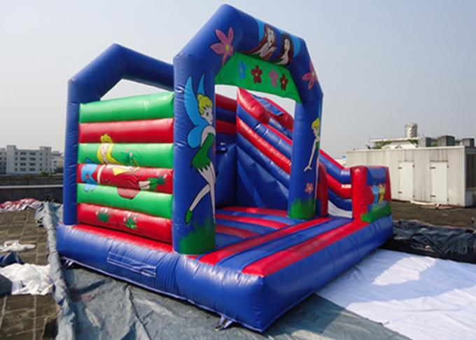 Castle Type Inflatable Princess Castle With Slide / Inflatable Jumping ...