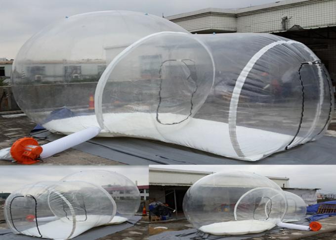 Large 4M PVC Inflatable Clear Bubble Tent Waterproof For Camping