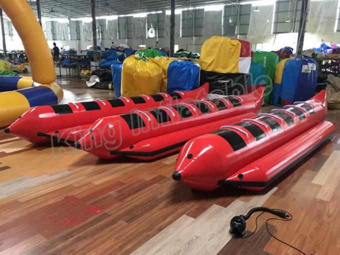 Red Colour Inflatable Fly Fishing Boats With 0.9mm PVC Inflatable ...