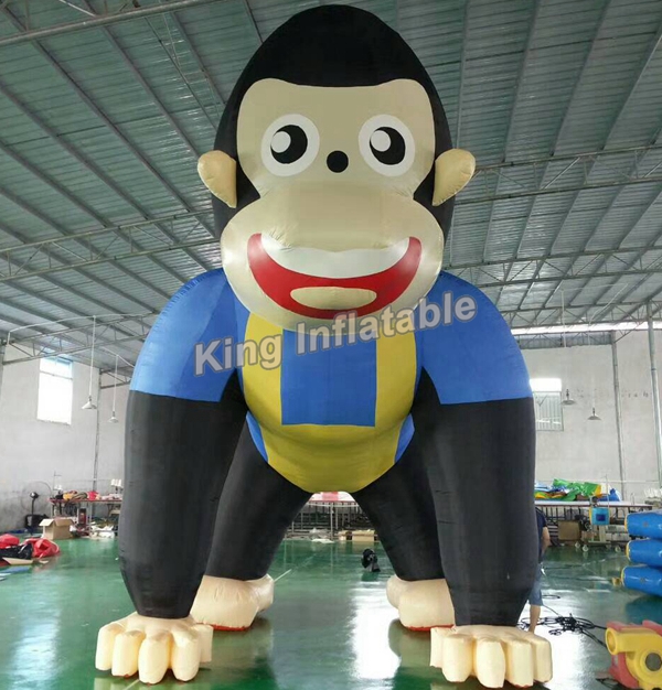 Giant 6m High Event Inflatable Monkey / Inflatable Animal Cartoon For ...