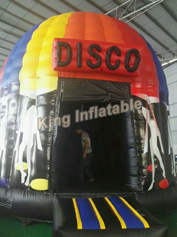 Customized Colorful Inflatable Disco Tent With Full Painting Size ...