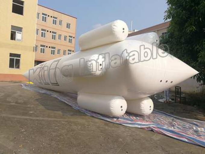 Outdoor And Indoor Airplane Inflatable Dry Slide PVC OEM Logo With CE ...