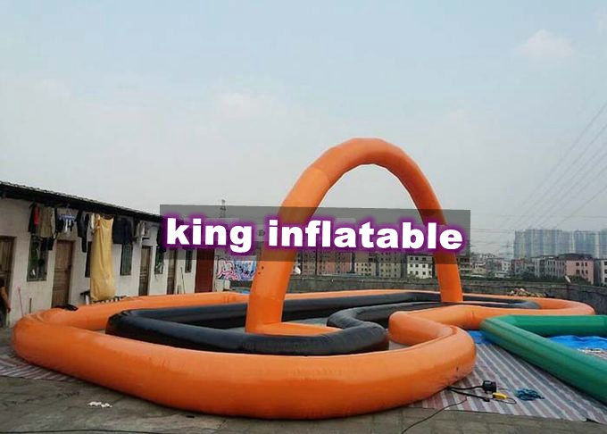 Customize PVC Inflatable Water Maze For Water Parks , Inflatable ...