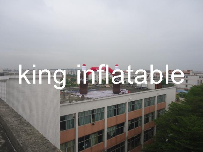 Coca Cola Bottle Shape Inflatable Arches For Advertising / Inflatable ...