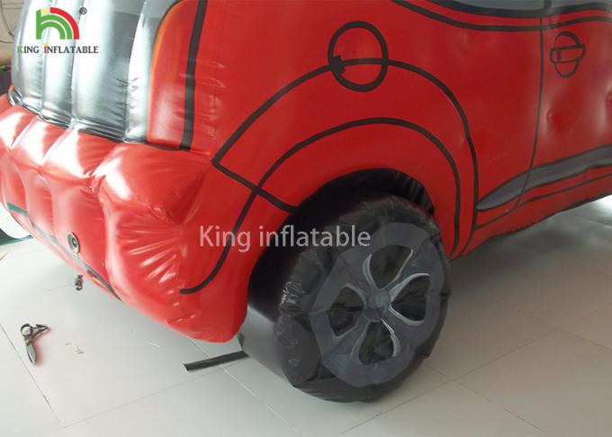 Full Color Inflatable Advertising Products Cartoon Model Car For Display
