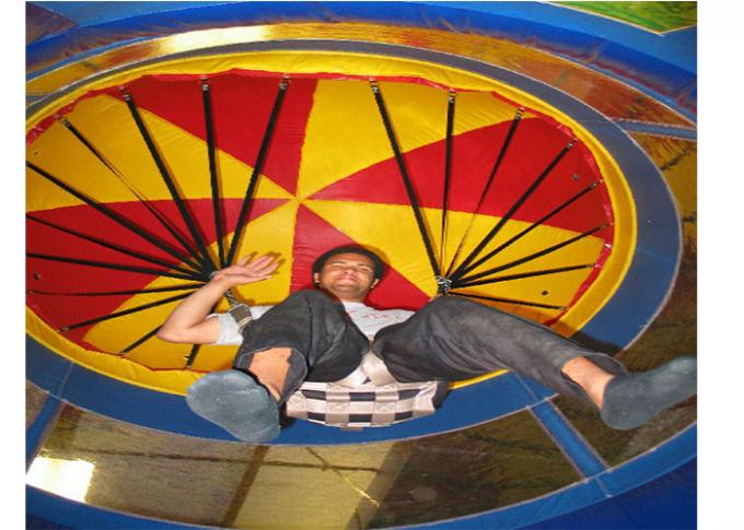 Commercial Rocket Parachute 0.55mm Inflatable Jumping Castle