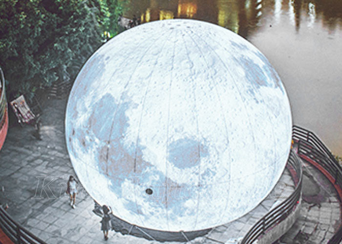 Giant Inflatable Advertising Moon Model Large Planets Globe Balloon Led ...