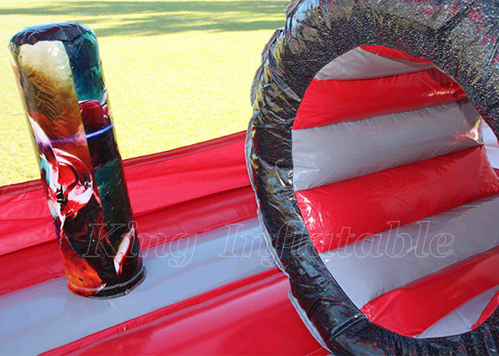 Iron Man Bouncer Inflatable Jumping Bouncy Castle Red Bounce House For ...