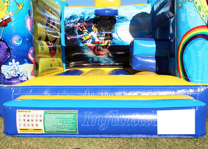 Outdoor Party Inflatable Bouncer House Bounce Spongebob Jumping Bouncy ...