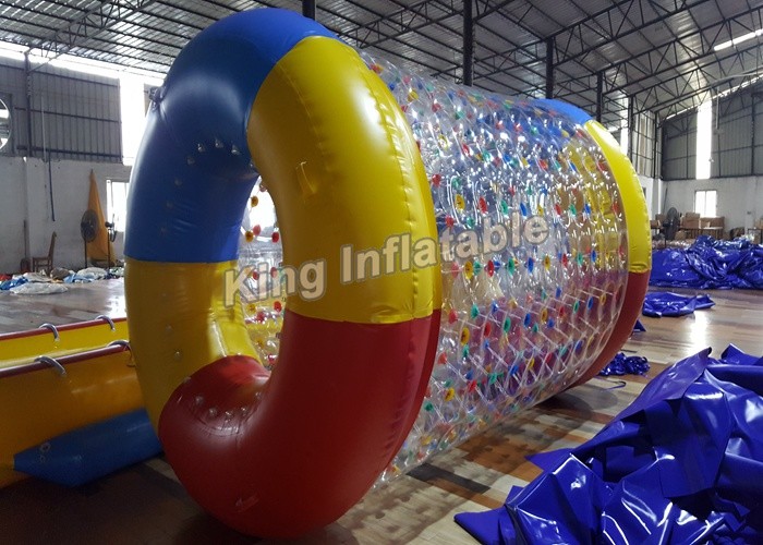 Crazy Fun Airtight 0.8mm PVC / TPU Blow Up Water Rolling Toy For ...