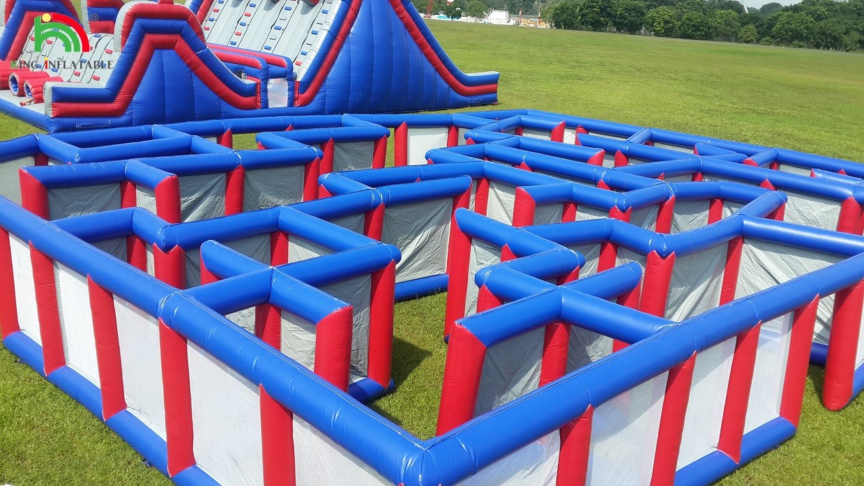 Customized Inflatable Obstacle Course Inflatable Maze Games Inflatable ...