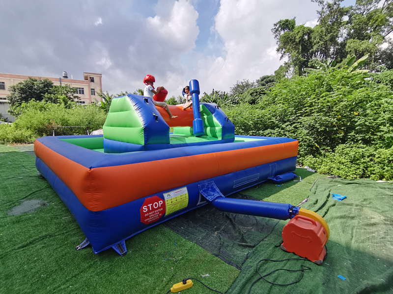 Inflatable pedestal gladiator Joust Arena Backyard Game With Sticks