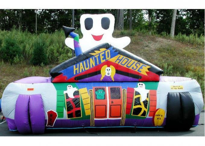 Halloween Inflatable Haunted House Maze Sport Games With 3 Years Warranty