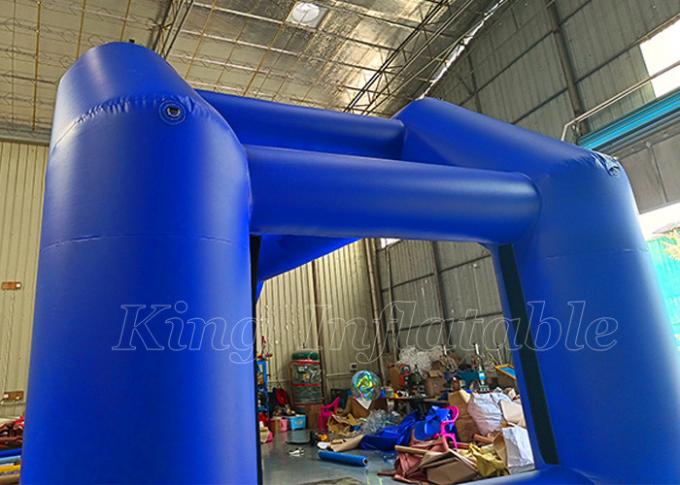 Inflatable Arches Blue PVC Outdoor Blow Up Advertising Arhway